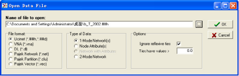 UCINET入门案例_ucinet矩阵数据如何生成-CSDN博客