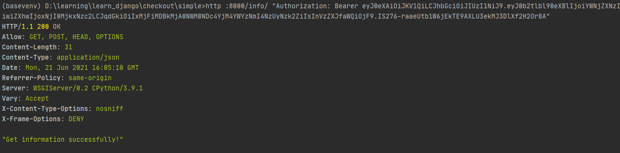 DjangoRestFramework 使用 simpleJWT 登陆认证_djangorestframework-simplejwt 实现登录认证-CSDN博客