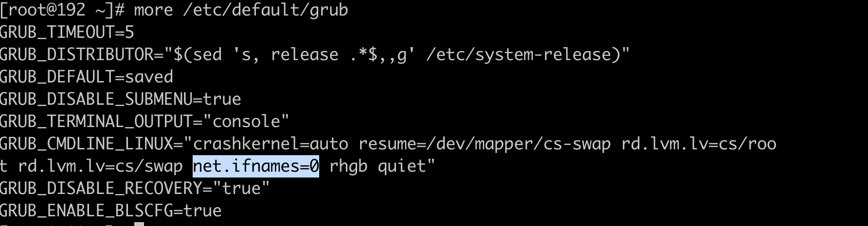 centos8 修改物理网卡名称为eth0_rhel8网卡名称变化-CSDN博客