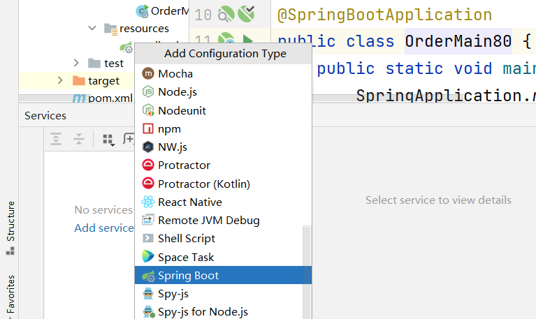 IDEA2021如何打开Services窗口并显示springboot项目_idea社区版本如何打开service中项目-CSDN博客