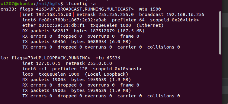 Linux（Ubuntu）虚拟机查看IP地址，ping本地_ubuntu ping 网址-CSDN博客