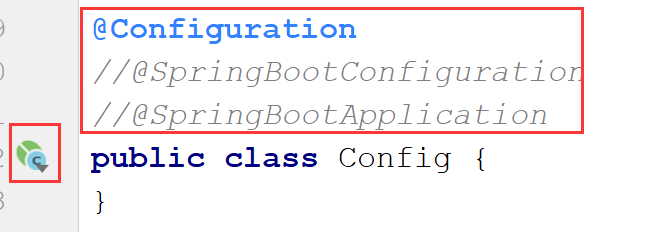 关于SpringBoot中左侧边栏各图标的含义_springbootapplication图标-CSDN博客