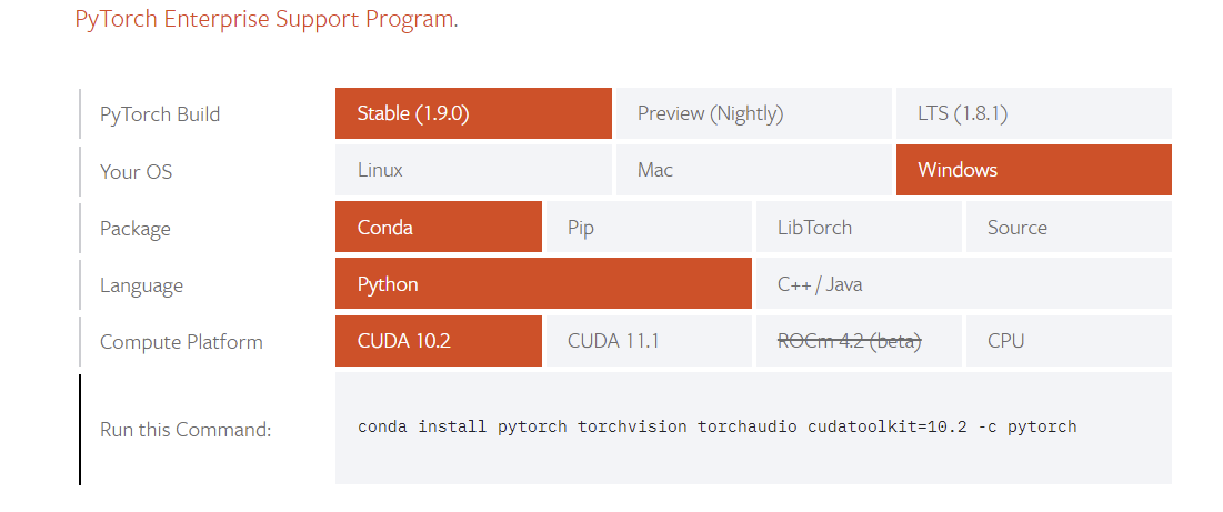 win10 快速安装pytorch+cuda+cudnn！推荐离线安装_windows10下python3.8离线安装适配cuda10.2-CSDN博客
