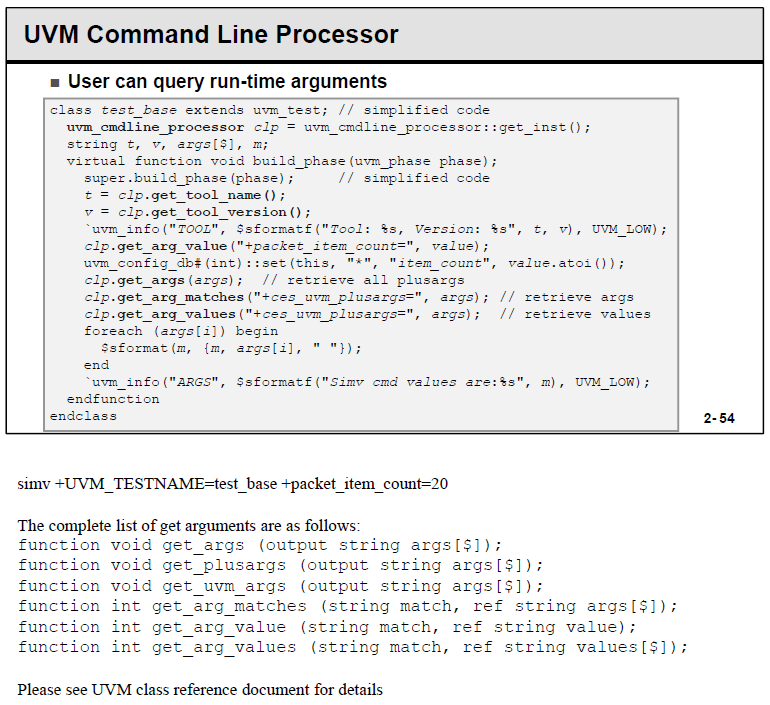 UVM仿真环境中通过仿真命令传递参数的方法_uvm force语句用法-CSDN博客