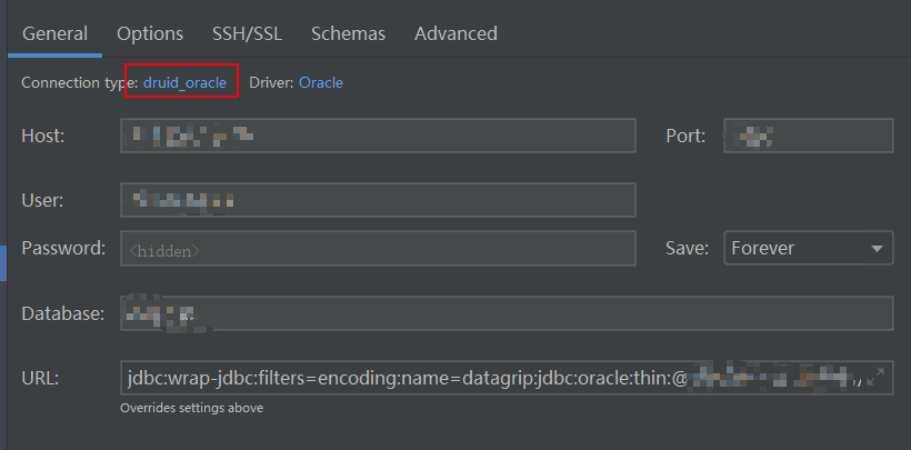 Datagrip添加druid驱动解决oracle乱码 （使用ssh登录远程数据库，以datagrip连接mysql为例） 编程库
