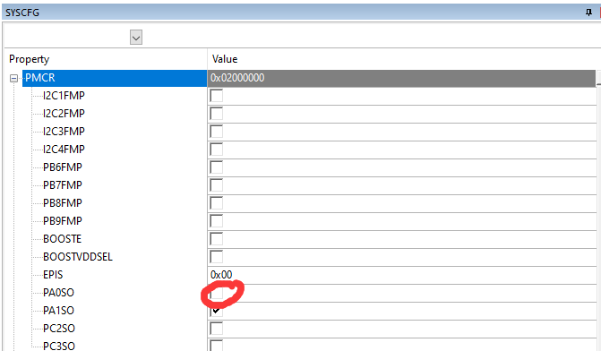 STM32H743使用PA0，PA1作为ADC输入的坑！！_syscfg pmcr-CSDN博客