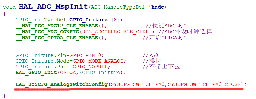 STM32H743使用PA0，PA1作为ADC输入的坑！！_syscfg pmcr-CSDN博客