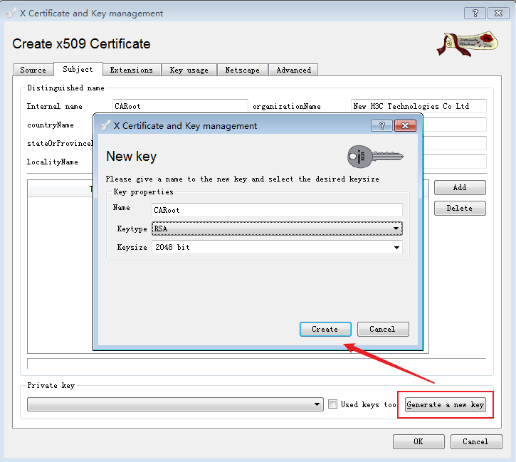 使用XCA工具生成SSL证书_xca证书-CSDN博客