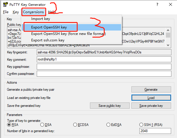 OPENSSH PRIVATE KEY转换为RSA PRIVATE KEY_ppk转rsa-CSDN博客
