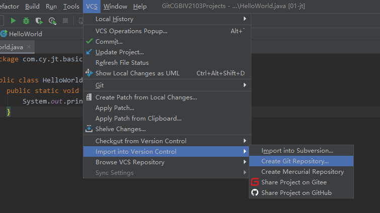 IDEA配置远程Git的Push/pull操作_创建git仓库,本地配置idea并测试pull和push。-CSDN博客