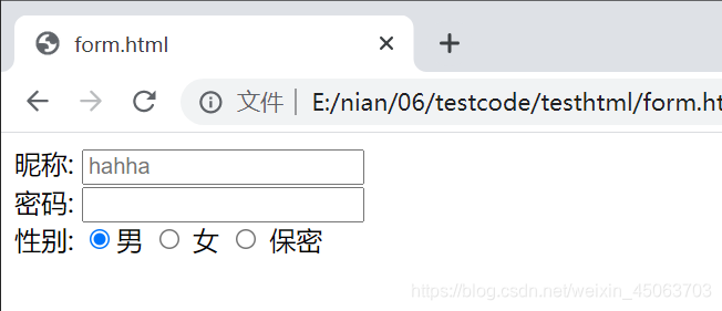 Html5入门 之 单选按钮h5单选按钮 Csdn博客