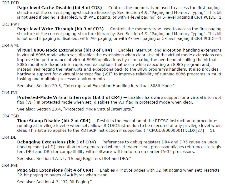 Control Registers(CR0, CR1, CR2, CR3, and CR4)-CSDN博客