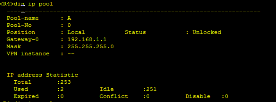 DHCP自动分配ip地址，高级配置_dis ip pool name-CSDN博客