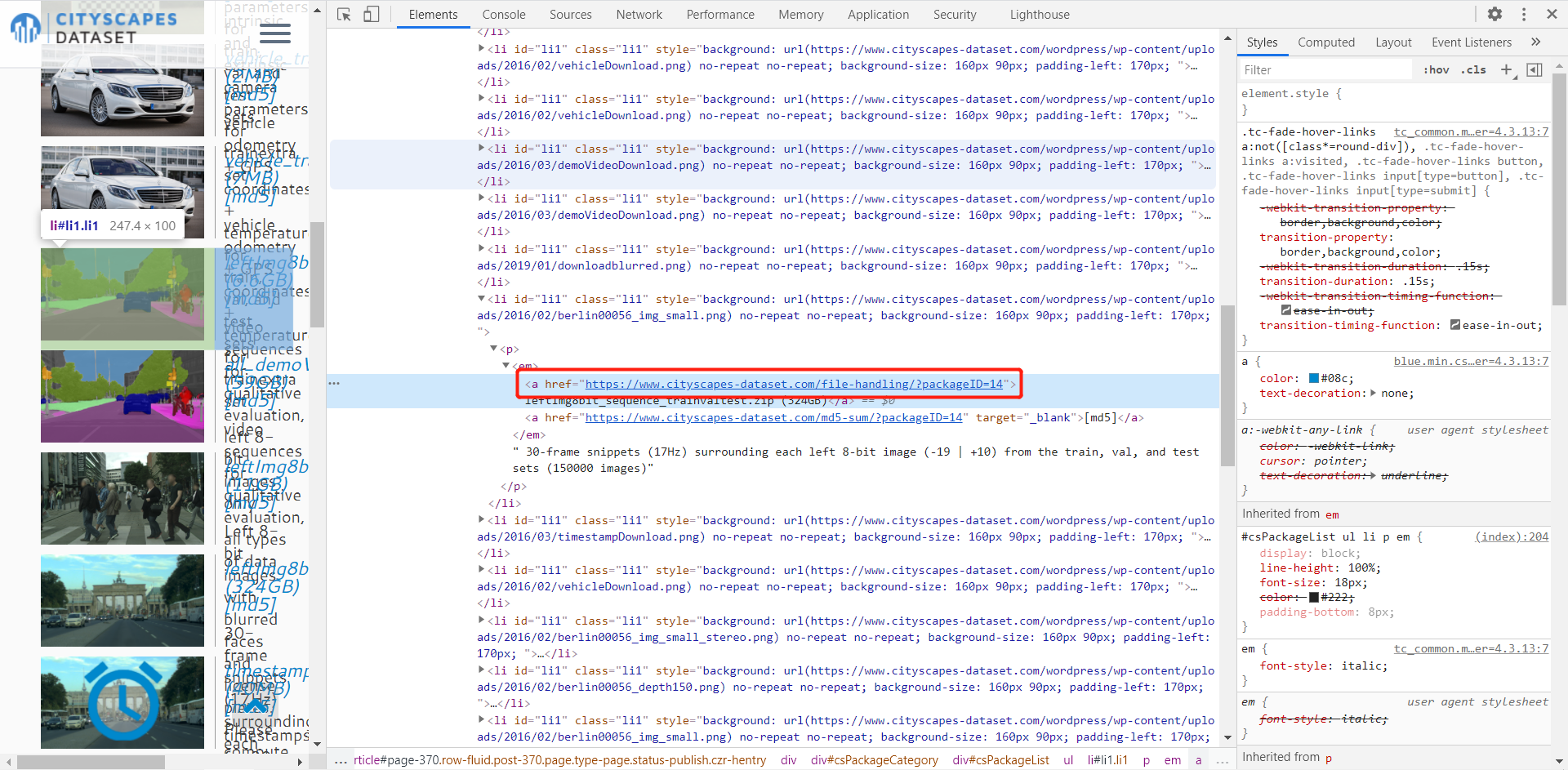 python爬虫下载cityscapes数据集_使用python代码爬虫代码下载cityperson数据集-CSDN博客