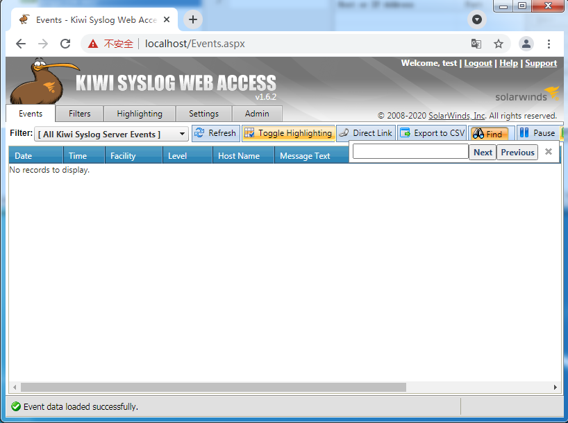 Kiwi Syslog Web Access 无法登录问题，登录没有反应_kiwi syslog web access默认账号密码-CSDN博客