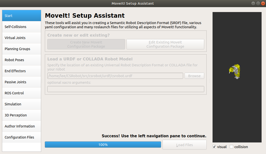 ros melodic控制真实机械臂之moveit_setup_assistant配置_ur3机械 moveit melodic-CSDN博客