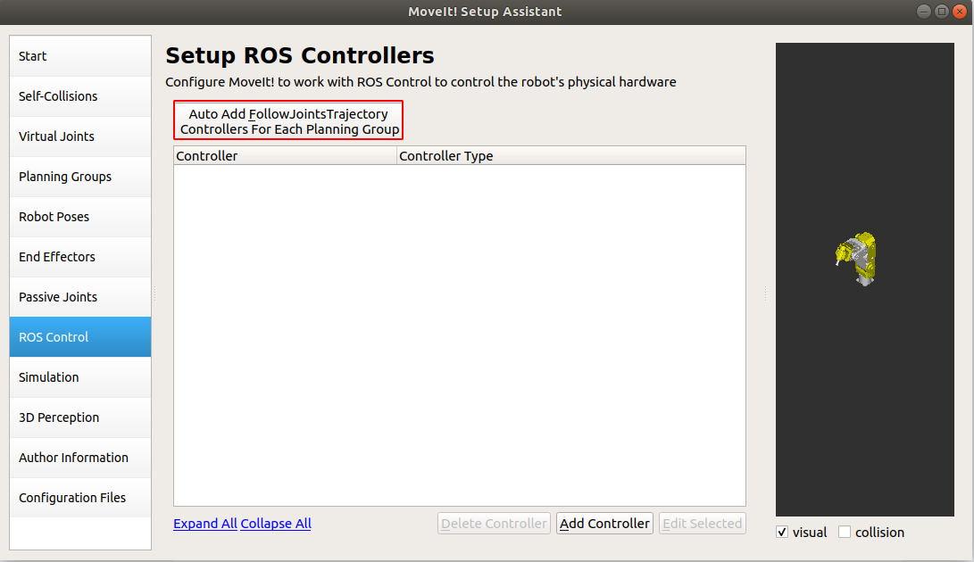 ros melodic控制真实机械臂之moveit_setup_assistant配置_ur3机械 moveit melodic-CSDN博客