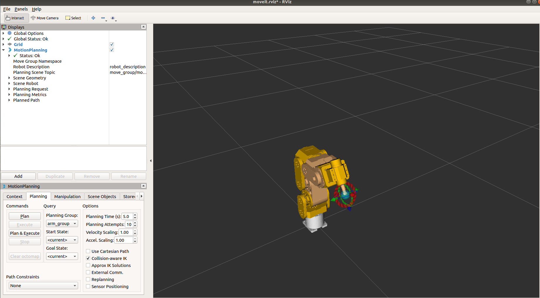 ros melodic控制真实机械臂之moveit_setup_assistant配置_ur3机械 moveit melodic-CSDN博客