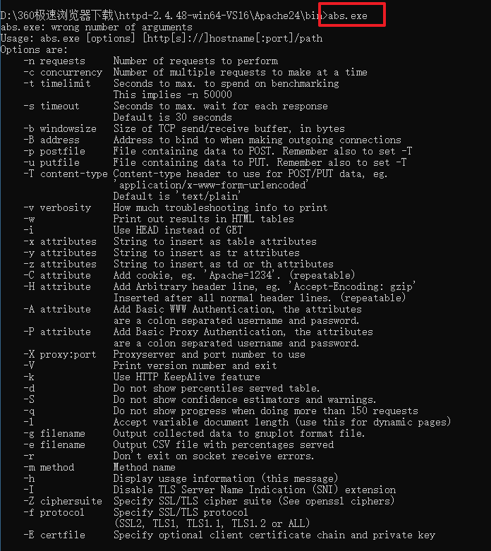 Apache Bench（ab 压力测试工具）的安装与使用_apachebench-CSDN博客