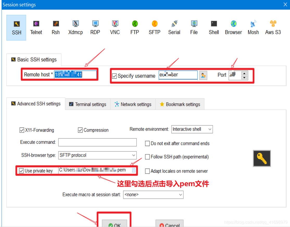 使用mobaxterm连接AWS EC2实例_mobaxterm ssh登录aws ec2-CSDN博客