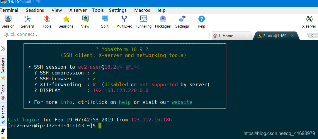 使用mobaxterm连接AWS EC2实例_mobaxterm ssh登录aws ec2-CSDN博客