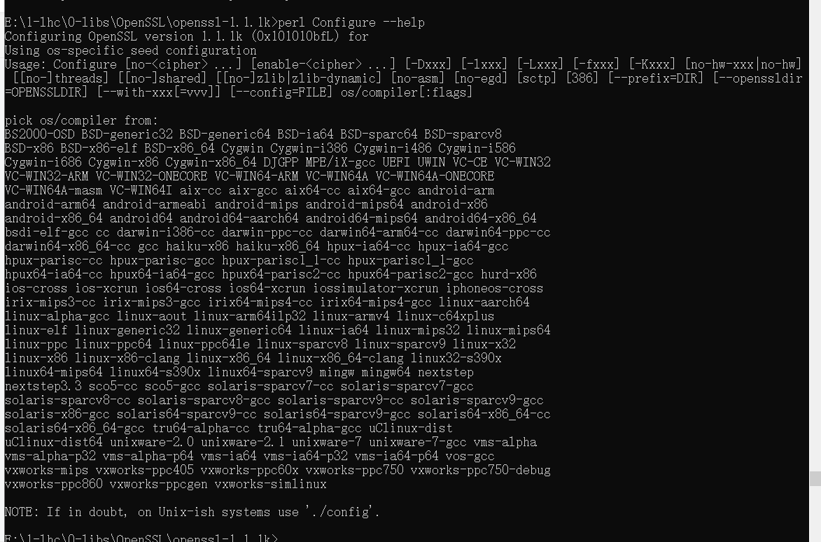 win10 vs2019编译 openssl1.1.1b 64位/32位_libcrypto for windows-CSDN博客