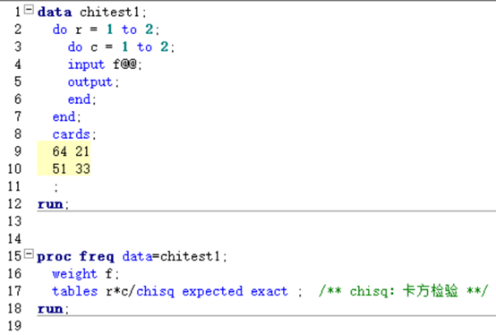 SAS-卡方检验_sas卡方检验-CSDN博客