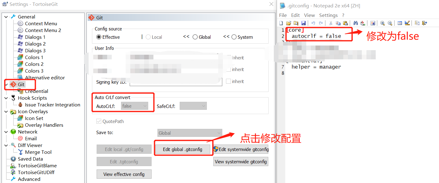 Git下载代码到Windows再拷贝到Linux下编译时要关闭换行符自动转换_tortoisegit 忽略 换行符-CSDN博客