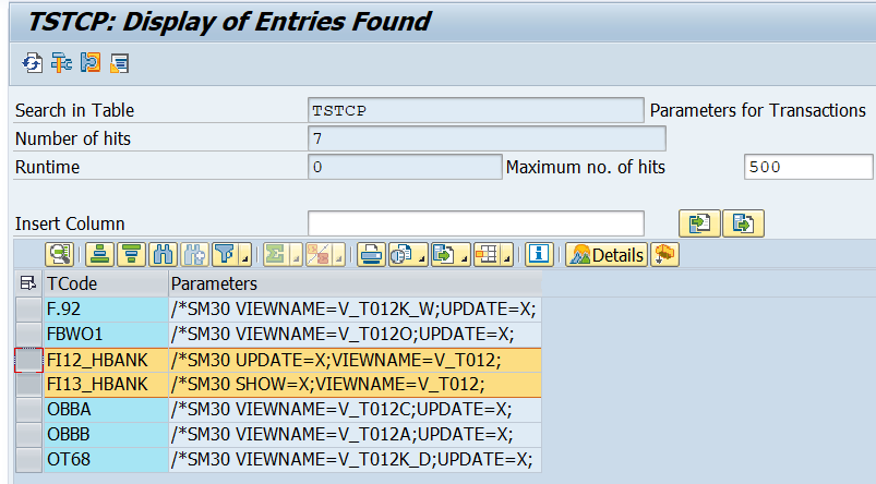 查询SAP表维护视图(Table Maintenance)对应的事务代码(T-CODE)_sap查看表结构的code-CSDN博客