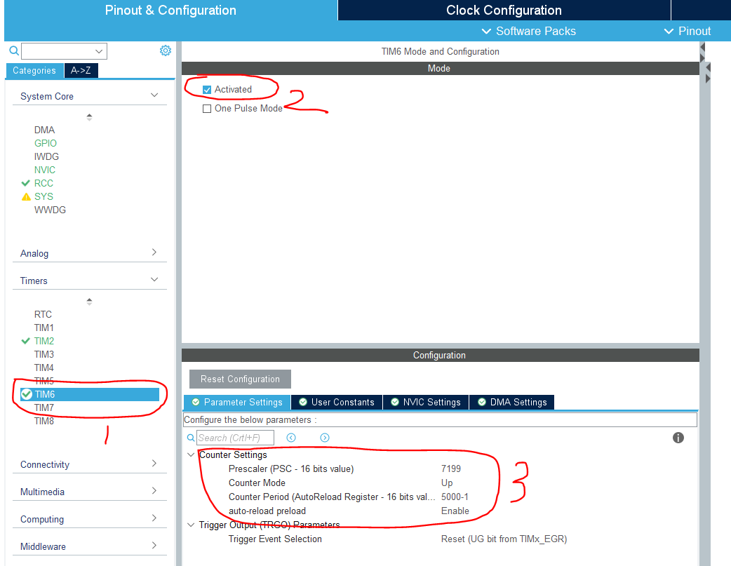 STM32 HAL库学习笔记之 定时器中断_hal tim6中断-CSDN博客