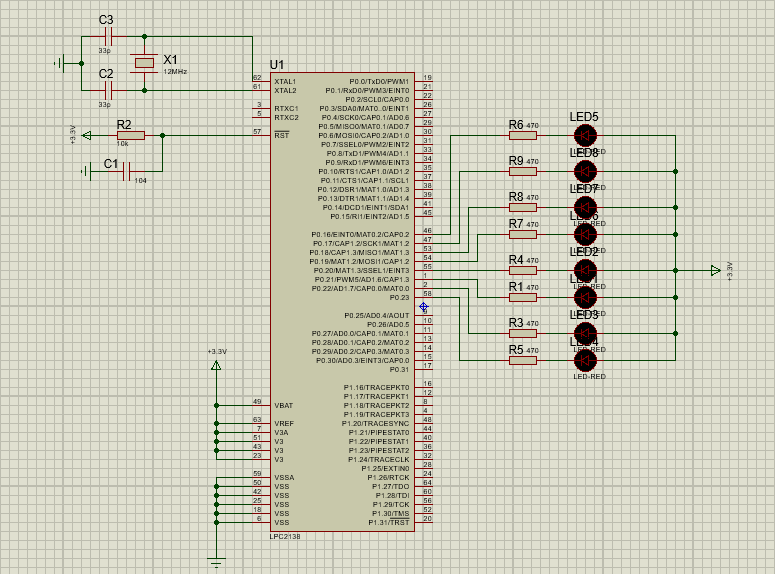 ARM7-LPC213x（二）LED流水灯_arm lpc213x控制led-CSDN博客