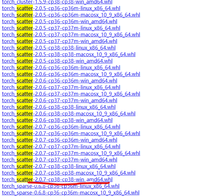pip install torch_scatter安装失败，最终whl解决_虚拟环境安装scatter-CSDN博客