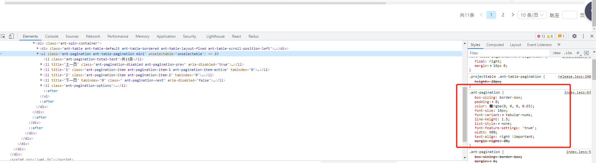【antd】使Pagination分页组件居中展示_pagination 居中-CSDN博客