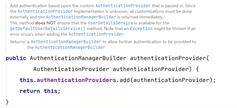 【Spring Security】—— AuthenticationManagerBuilder-CSDN博客