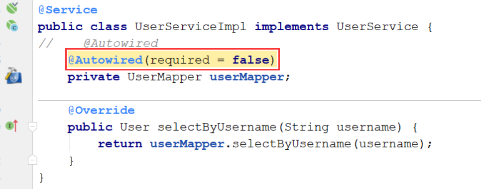 Springboot使用autowired注入mapper接口编译错误“could Not Autowire No Beans Of ‘usermapper‘ Type Found 