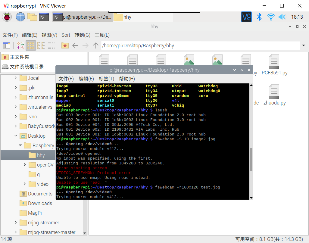 Error starting stream. VIDIOC_STREAMON: Protocol error Unable to use mmap. Using read instead ...