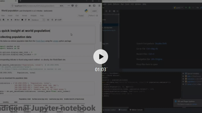 太棒啦！PyCharm与Jupyter完美融合，Jupytext来啦！_pycharm如何像jupyter一样显示-CSDN博客