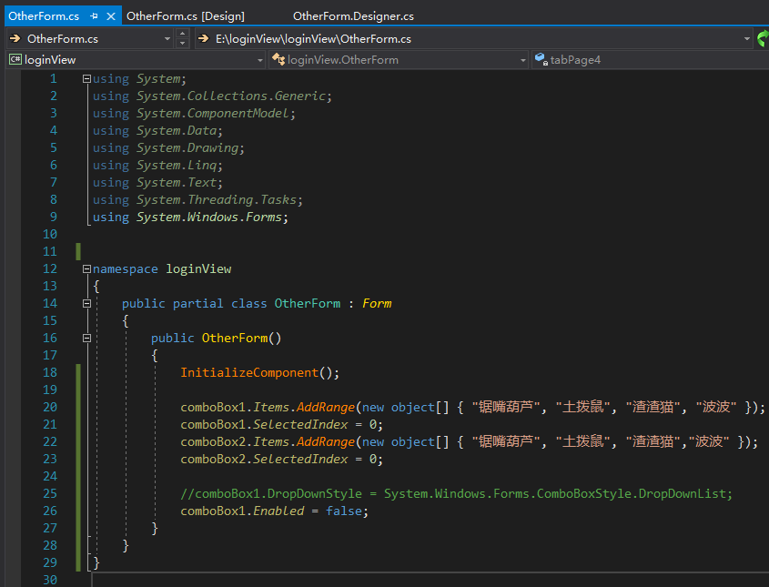 WinForm ComboBox不可编辑与不可选择_c#无法修改combox的项-CSDN博客