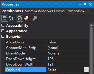 WinForm ComboBox不可编辑与不可选择_c#无法修改combox的项-CSDN博客