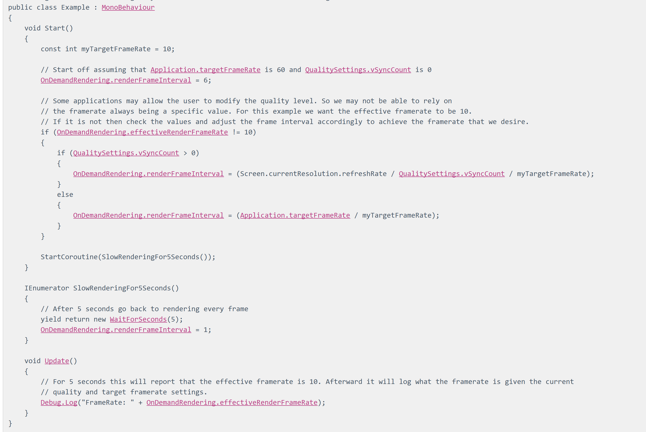 unity 渲染帧率优化-OnDemandRendering-CSDN博客