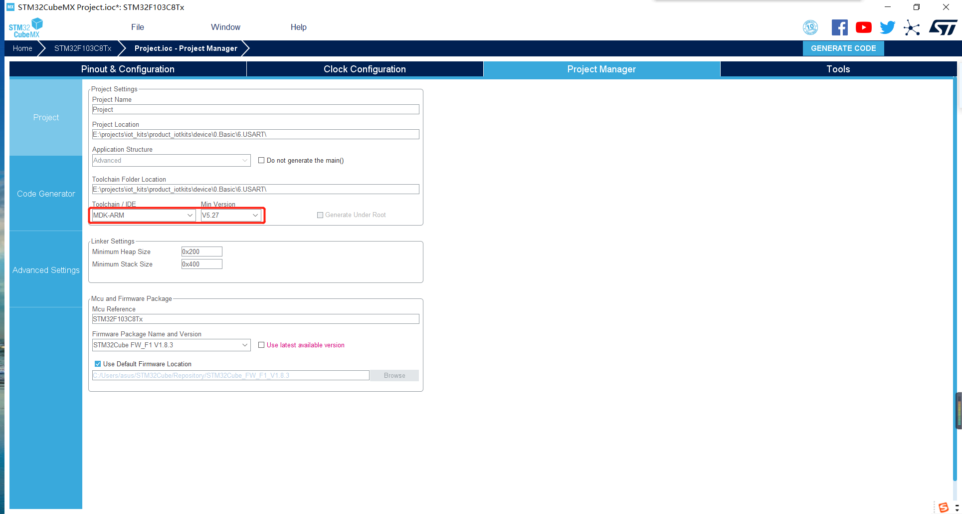 STM32物联网套件基础版06-串口通信_usart1和usart2-CSDN博客