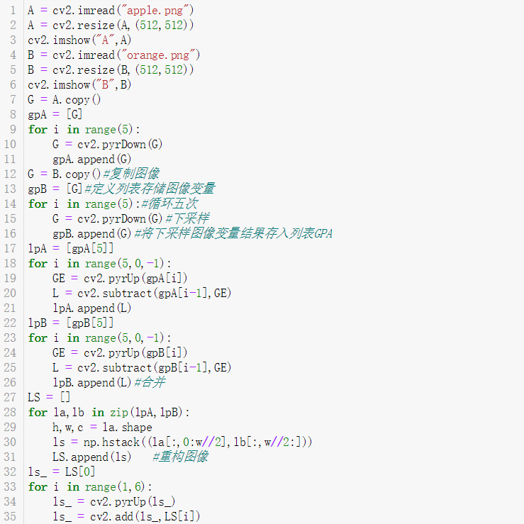 python-OpenCV轻松入门-利用图像金字塔合并图片-CSDN博客
