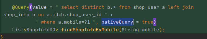 jpa中@Query的nativeQuery属性的作用,自定义sql映射接口实体_jpa nativequery-CSDN博客