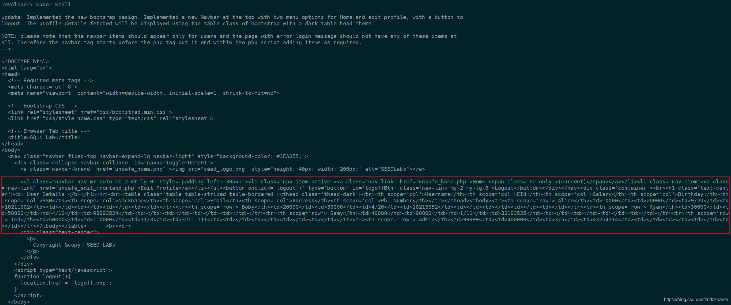 信息安全 Seed Lab9 Sql Injection Attack Labsql Injection Attack Lab 网站进不去 Csdn博客eos 7038