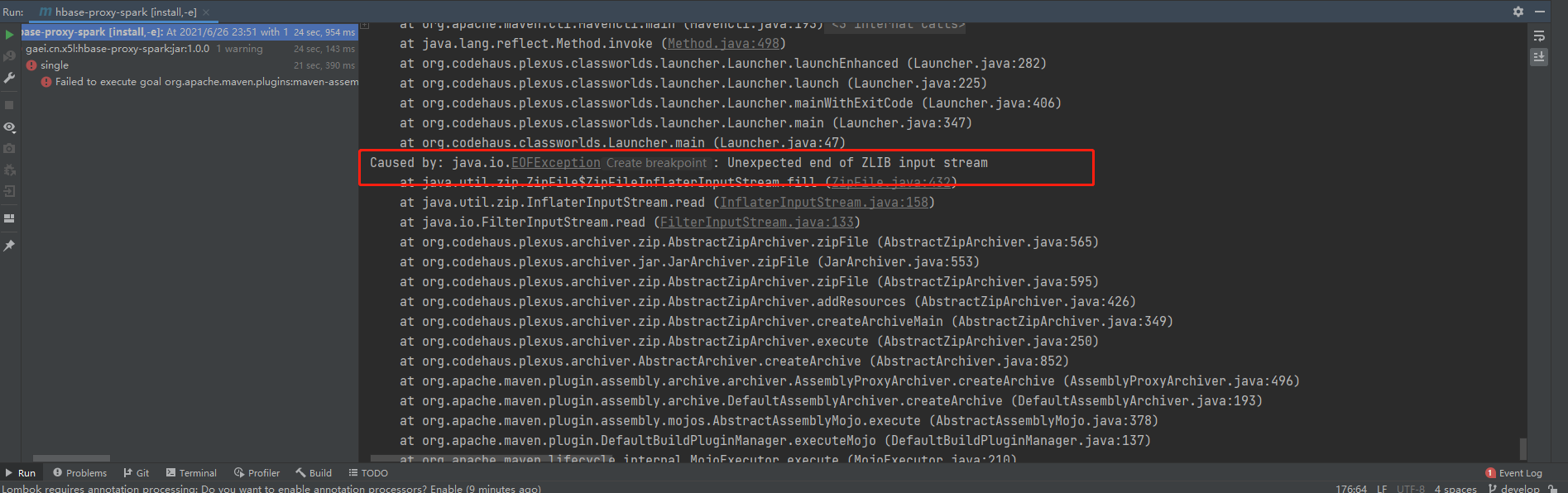 maven打依赖包问题解决排查_failed to create assembly: error creating assembly-CSDN博客