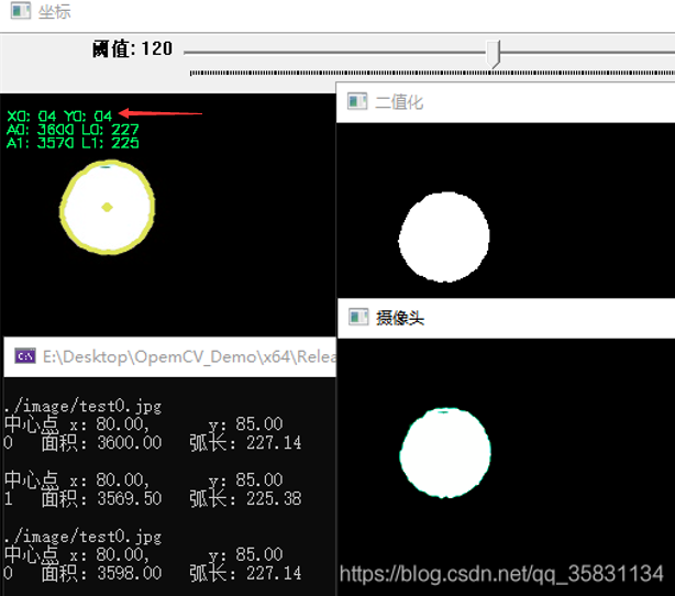 OpenCV（11）边缘检测、轮廓绘制、简单平移距离测量 C++_cv::moments-CSDN博客