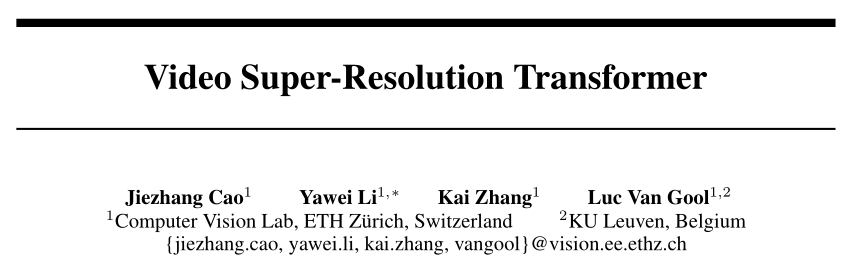 Transoformer再下一城之VSR-Transformer_spynet 双向光流-CSDN博客