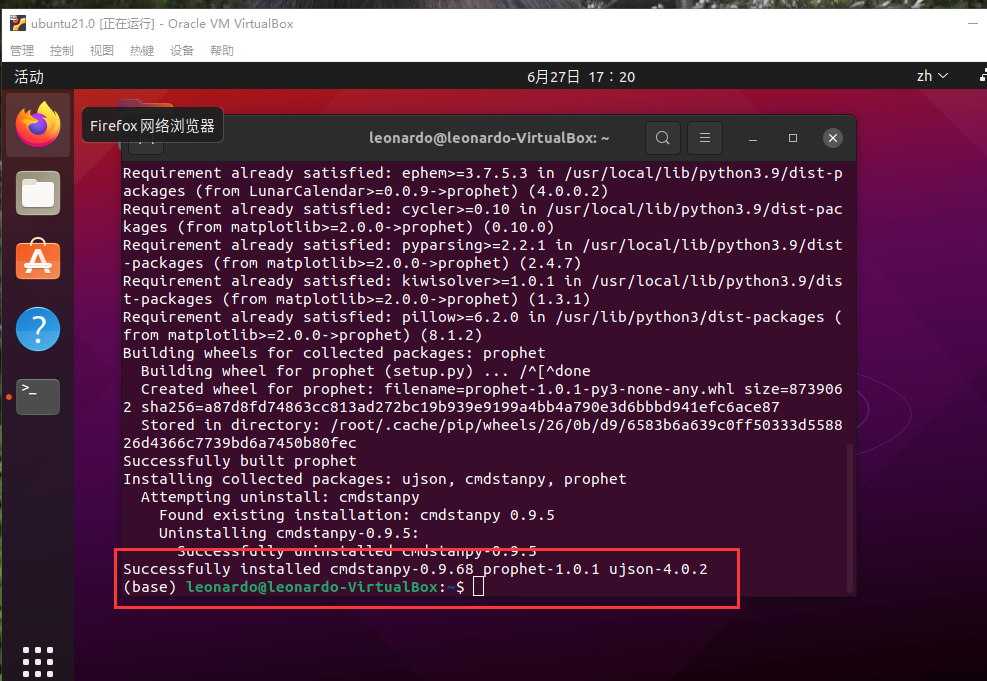 2021-06-27安装prophet包统计预测包的疑问解答_neuralprophet包安装失败-CSDN博客