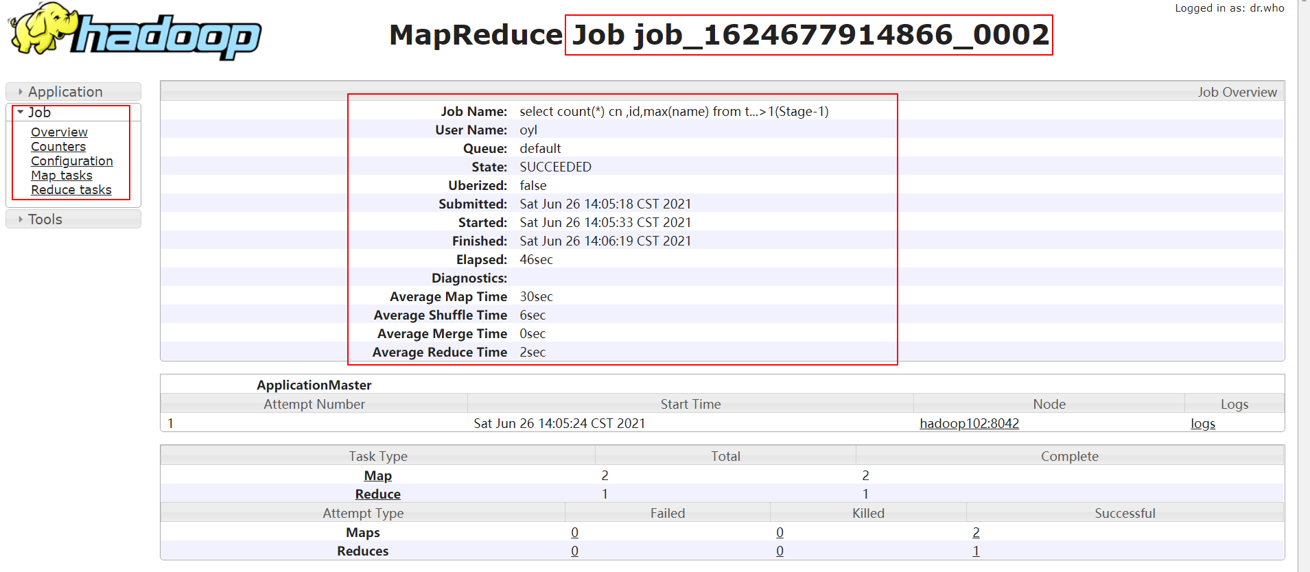 YARN UI界面日志详解二——某个任务详细日志_shuffle errors-CSDN博客